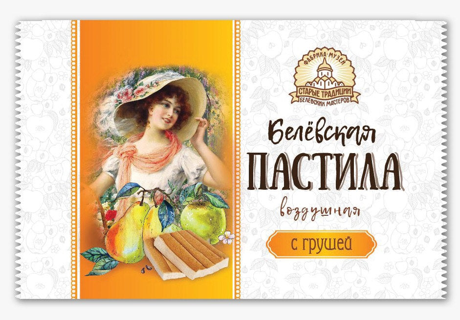 ベリョフスカヤ・パスティラ：ロシアの焼菓子・リンゴ焼菓子・パスティラ・ヘルシー菓子・輸入食品・mishki i shishki ...